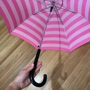 Victoria's Secret | Accessories | Rare Victorias Secret Pink Stripe ...